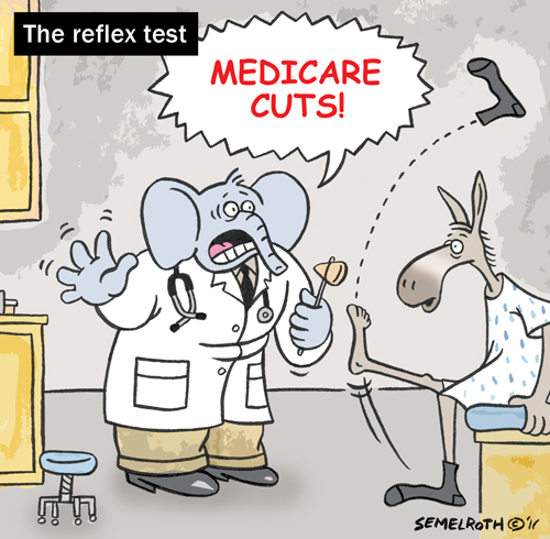 Cartoon: The reflex test | Modern Healthcare