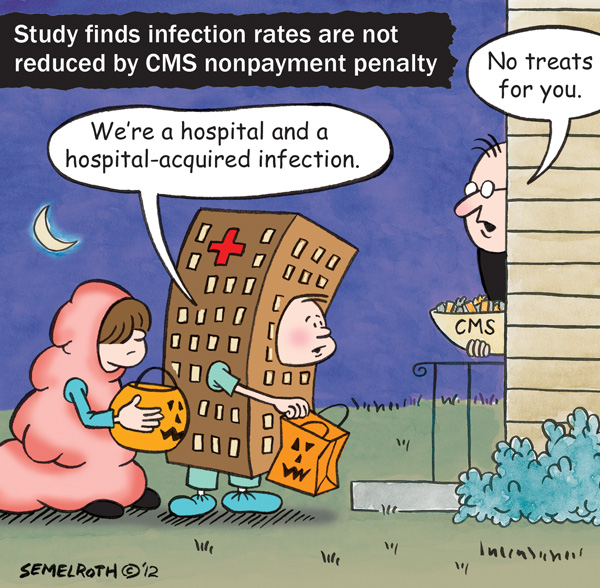 Cartoon: Study finds infection rates are not reduced by CMS nonpayment ...