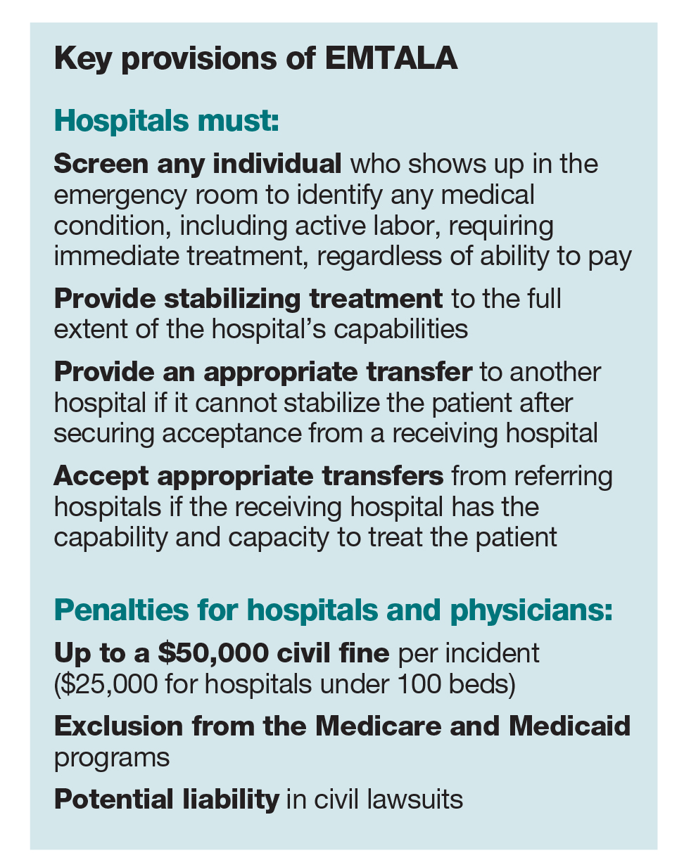 Why patients still need EMTALA | Modern Healthcare