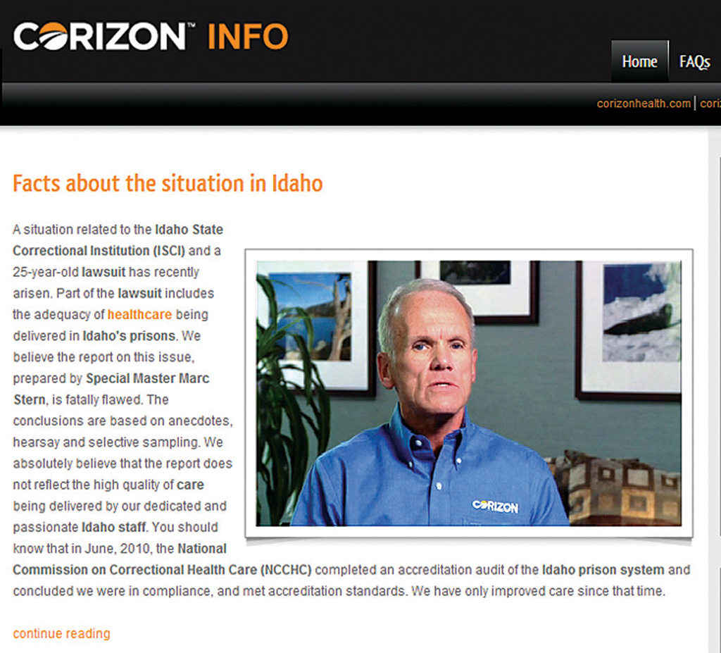 Rumble over jailhouse healthcare | Modern Healthcare