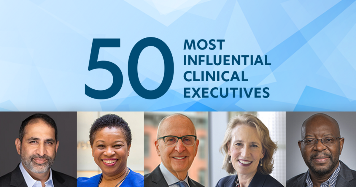 50 Most Influential Clinical Executives 2025 nominations open | Modern ...