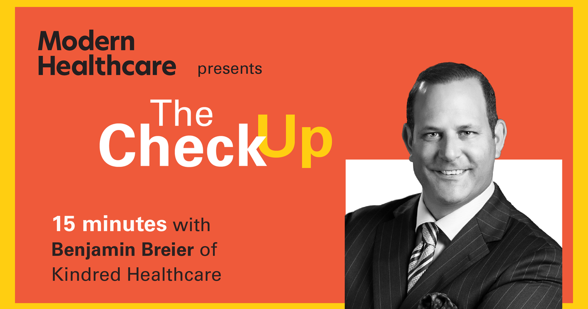 VIdeo: Ben Breier of Kindred Healthcare talks growth strategy despite ...