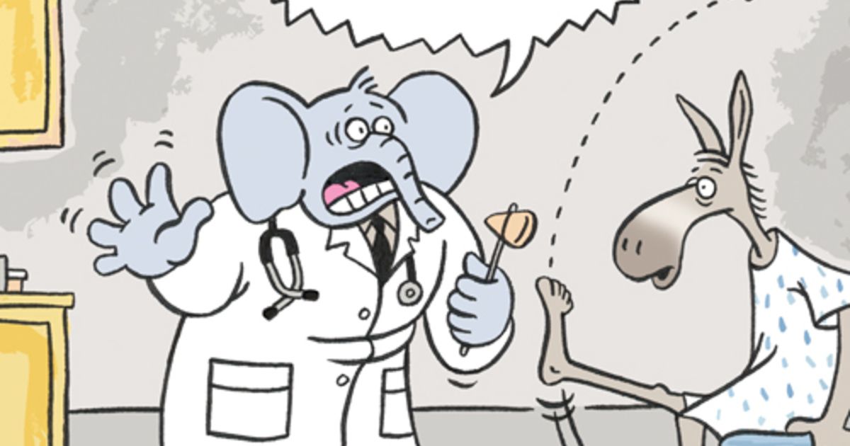 Cartoon: The reflex test | Modern Healthcare