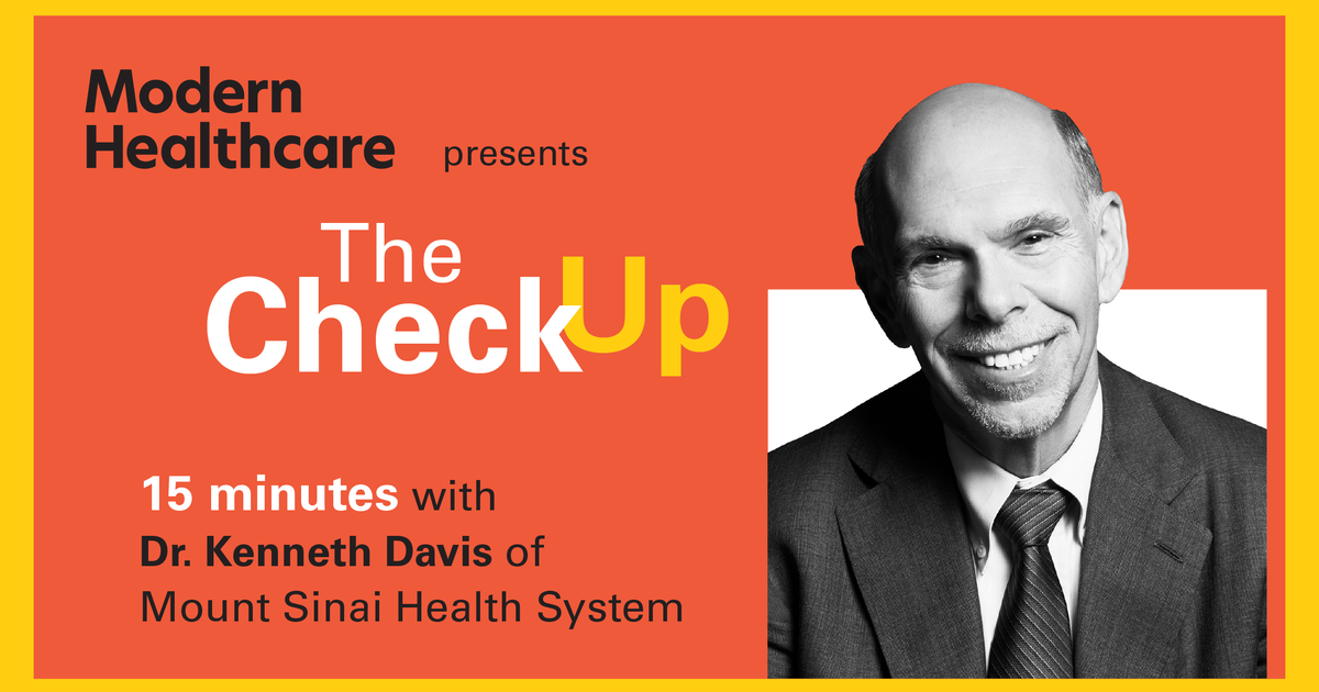 The Check Up: Dr. Kenneth Davis of Mount Sinai Health System | Modern ...