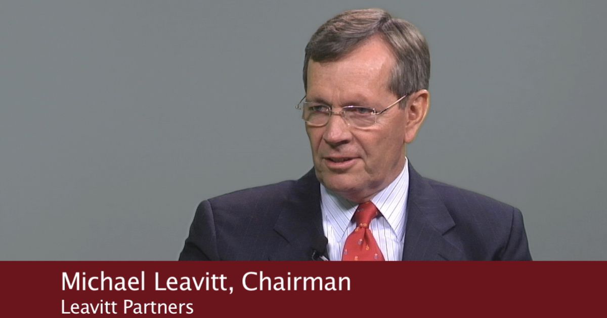 Video Interview: A conversation with former HHS Secretary Michael ...