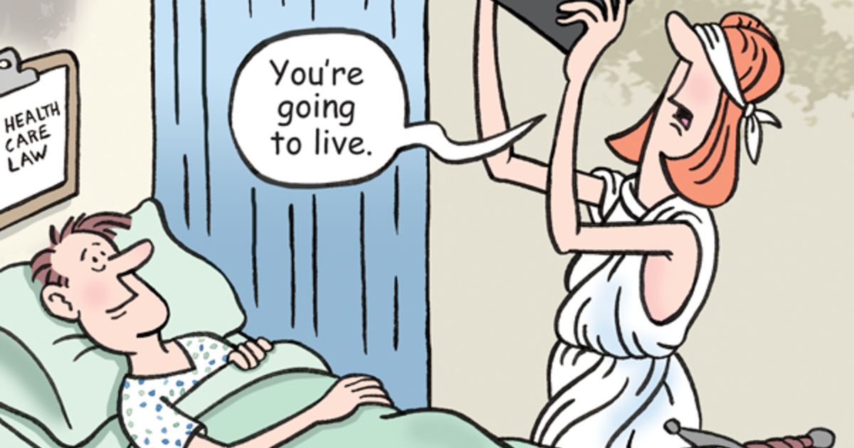 Cartoon: Healthcare reform to the rescue | Modern Healthcare