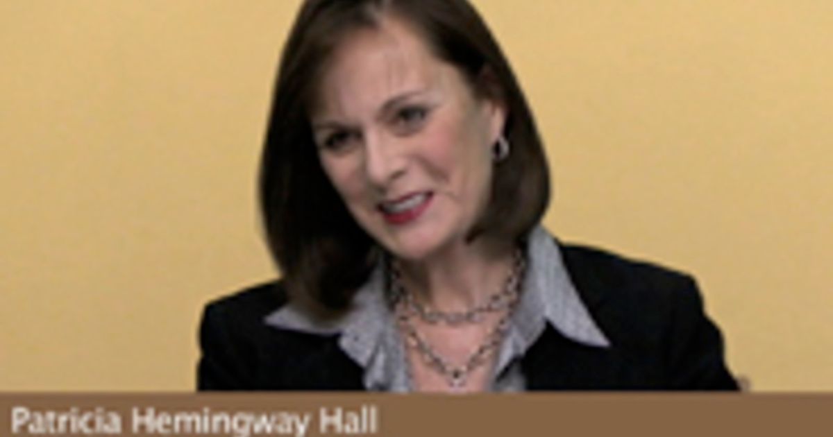 Insights Video: Patricia Hemingway Hall, Top 25 Women in Healthcare ...