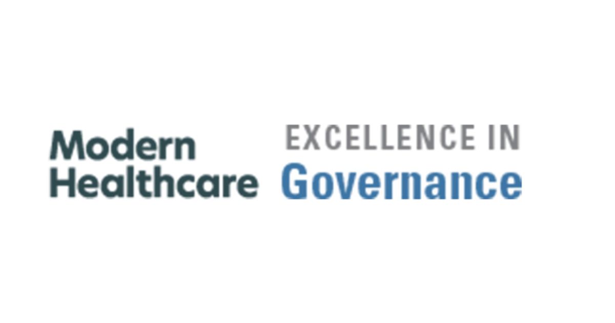 Modern Healthcare's rebranded Excellence in Governance awards program ...
