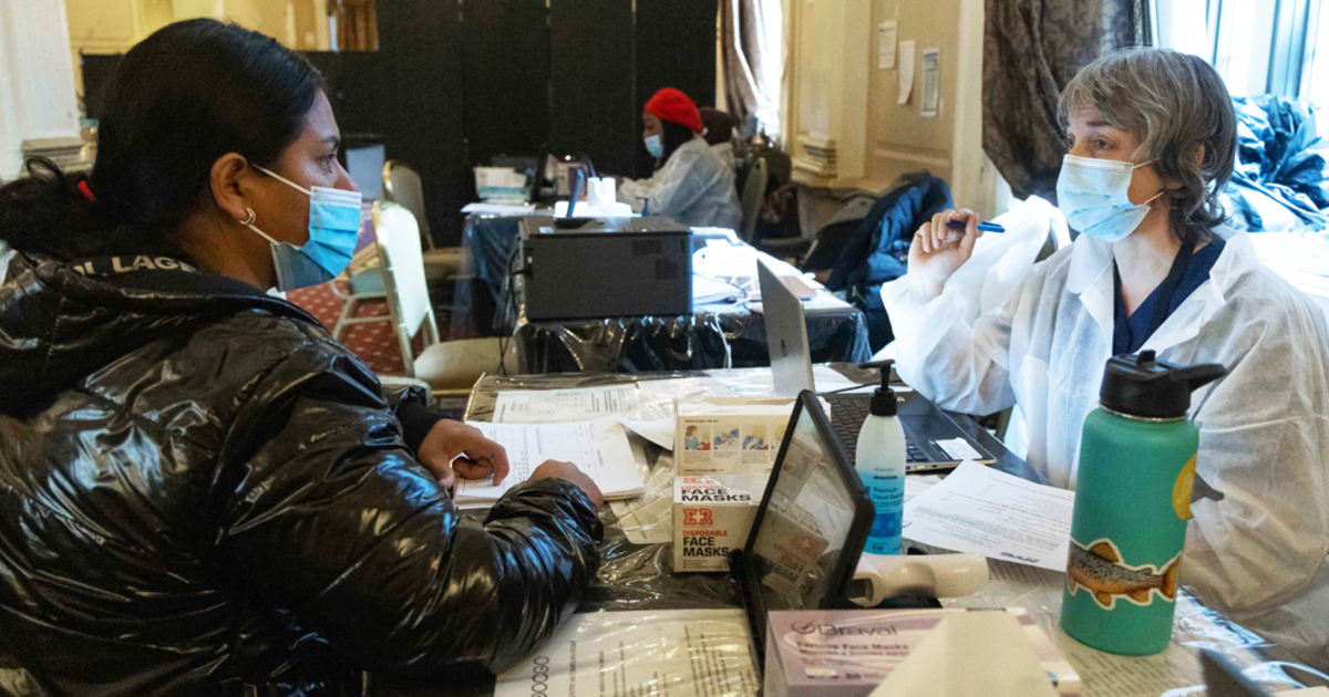 How NYC’s Arrival Center provides primary care to asylum seekers ...