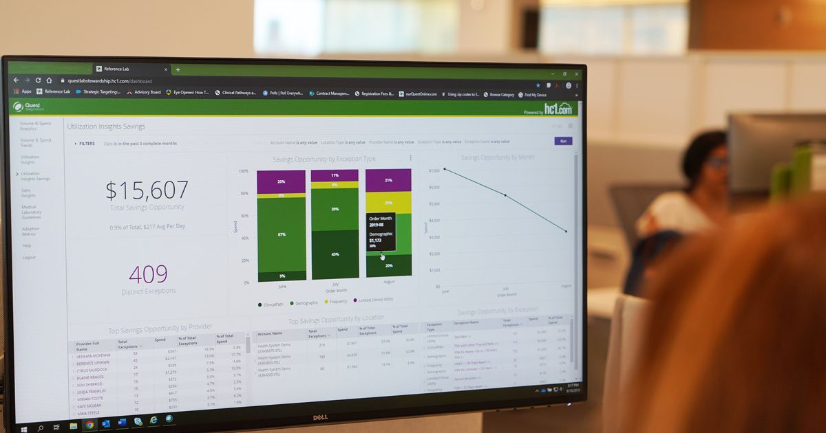 Quest Diagnostics, hc1 launch new lab utilization service | Modern ...