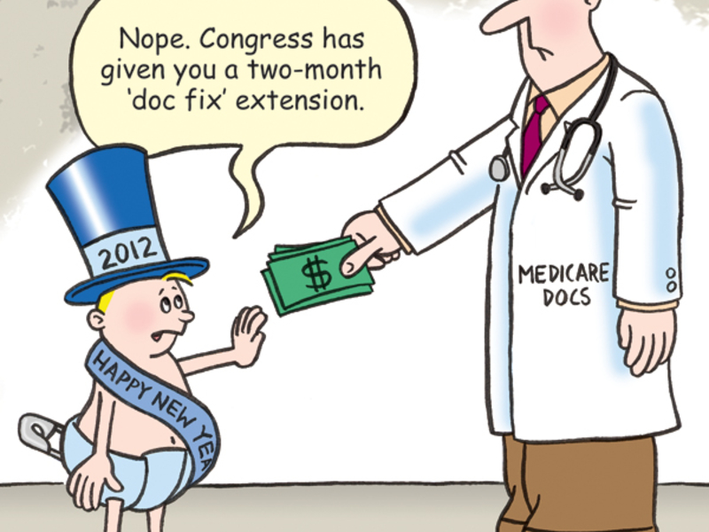 Cartoon: Medicare docs | Modern Healthcare