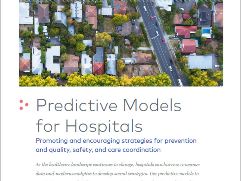 Predictive models for hospitals | Modern Healthcare