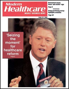 Failure of the Clinton healthcare reform plan - Events Category ...